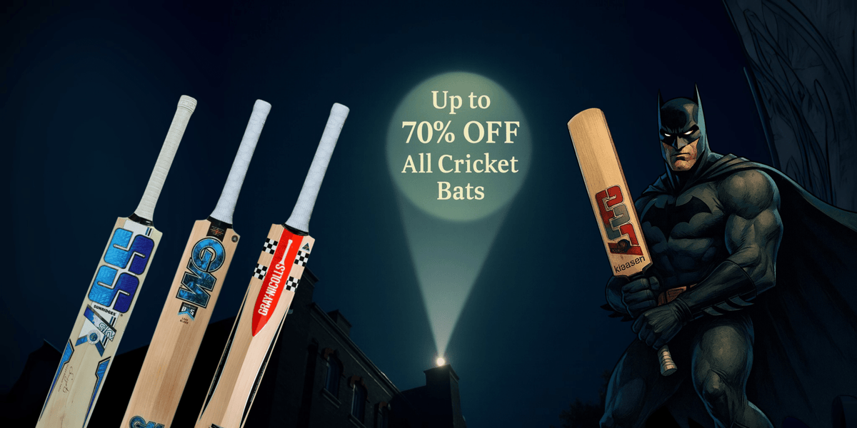 🦇 #TheBatSignal: 70% OFF All Cricket Bats! – Wiz Sports