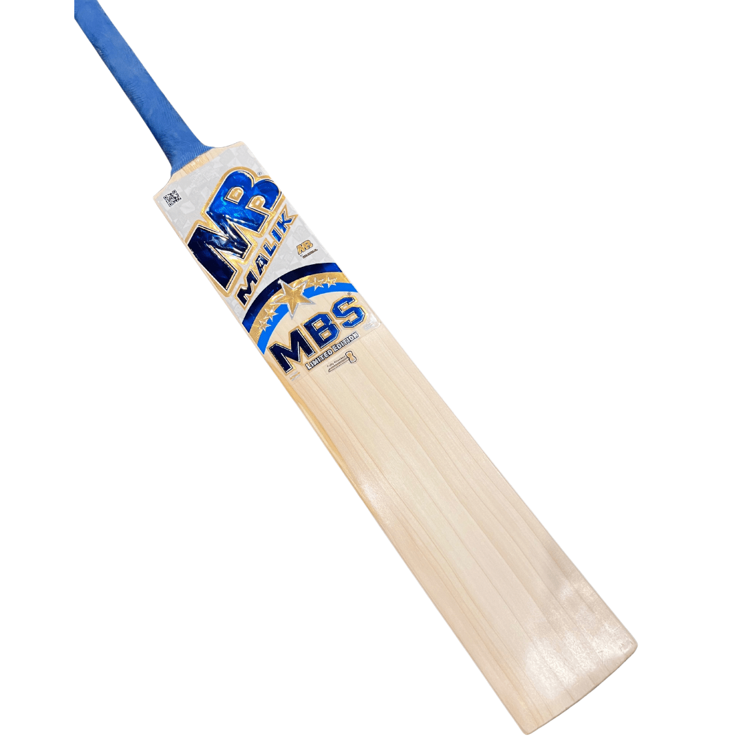 Malik MBS Limited Edition Blue English Willow Cricket Bat - SH ...