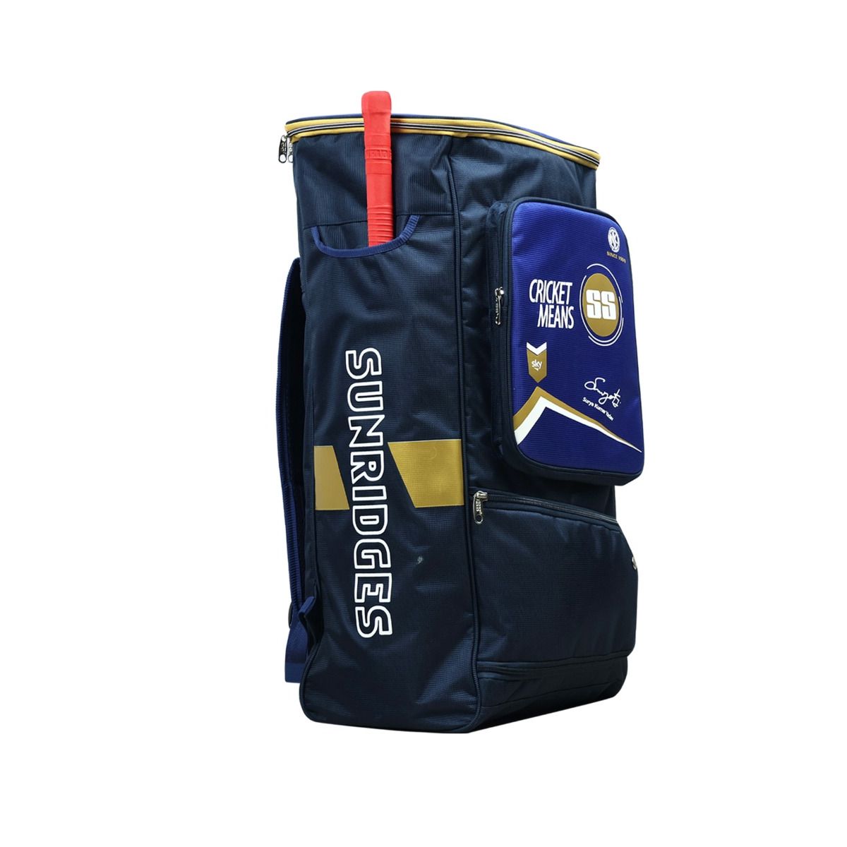 SS Sky Master duffle Cricket Kit Bag (Navy Blue) - Kit Bag - Wiz Sports