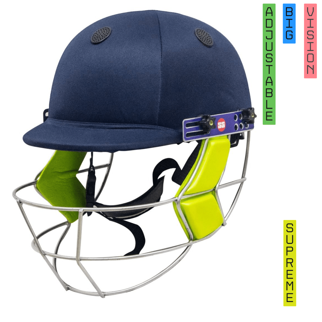 SS Supreme Cricket Helmet - Cricket Helmets - Wiz Sports